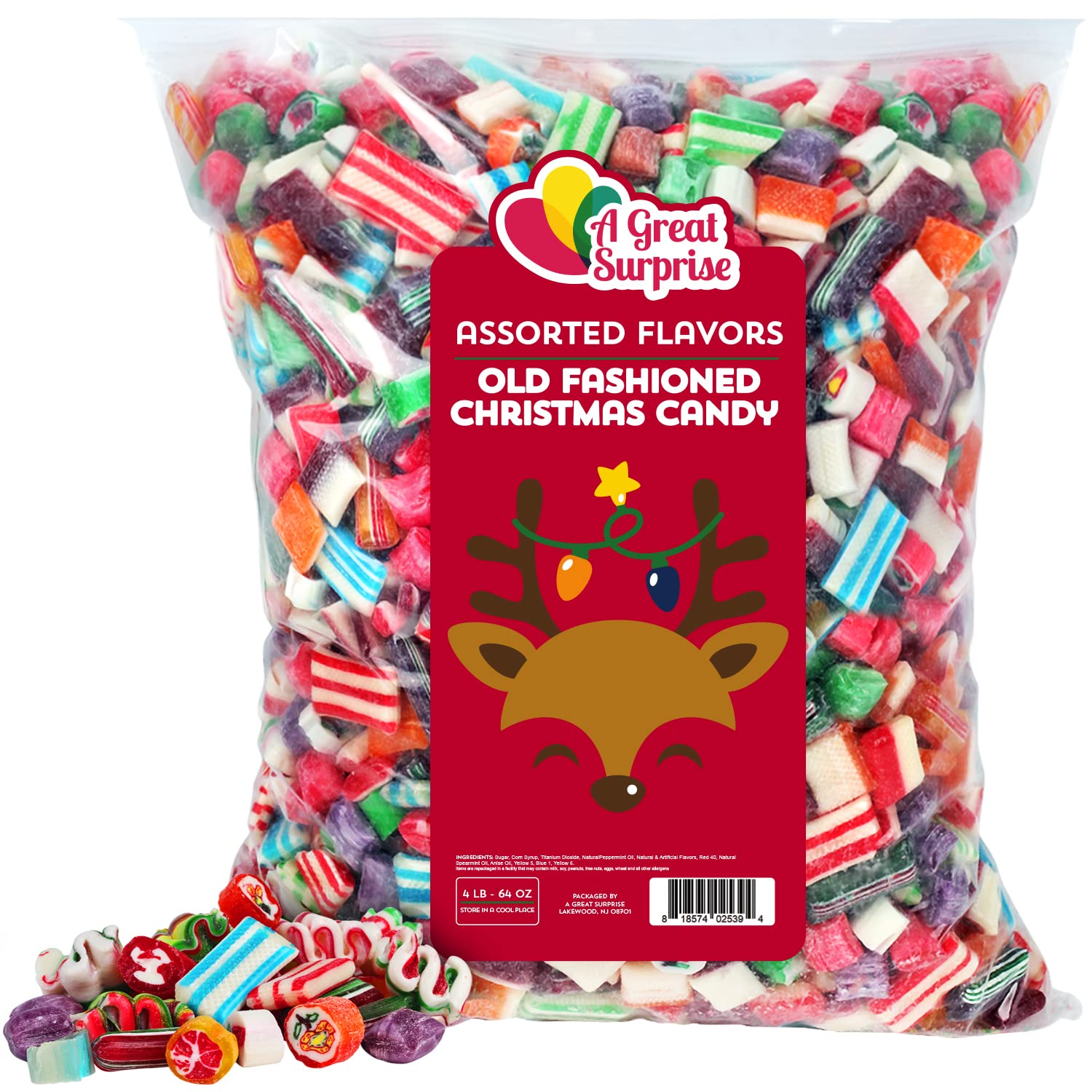 Snapklik.com : Old Fashioned Hard Candy - 4 Pounds - Assorted Flavors ...