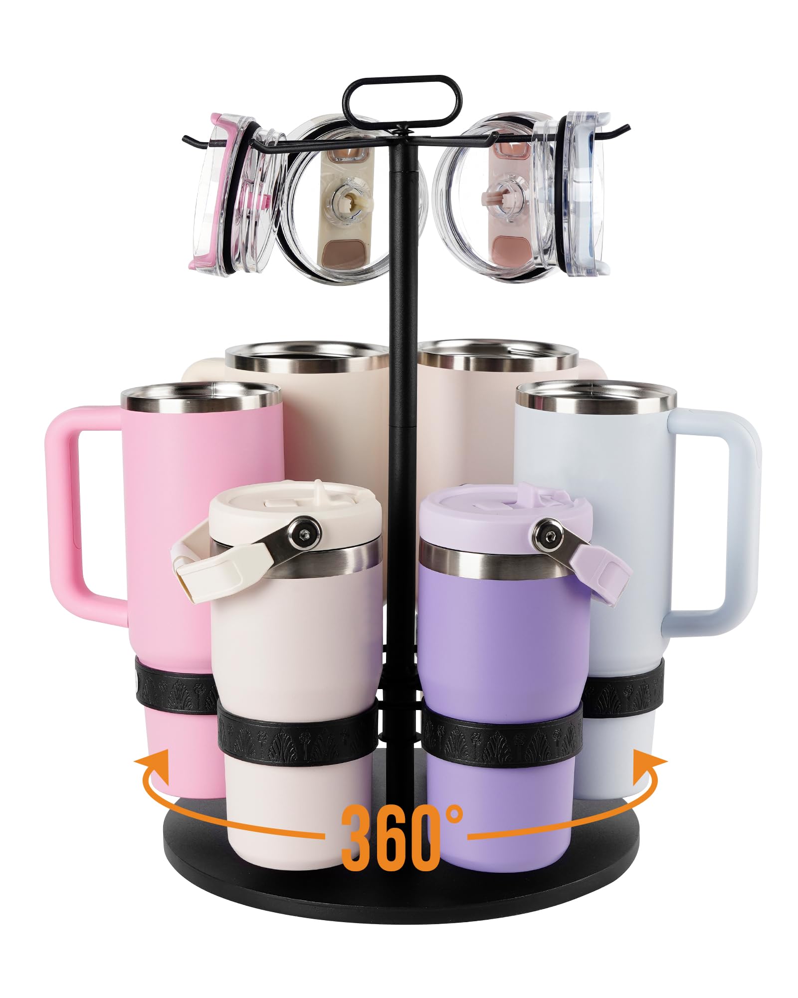 Amazon.com: HALIAFANCY Water Bottle Organizer for Stanley Cup with Lid ...