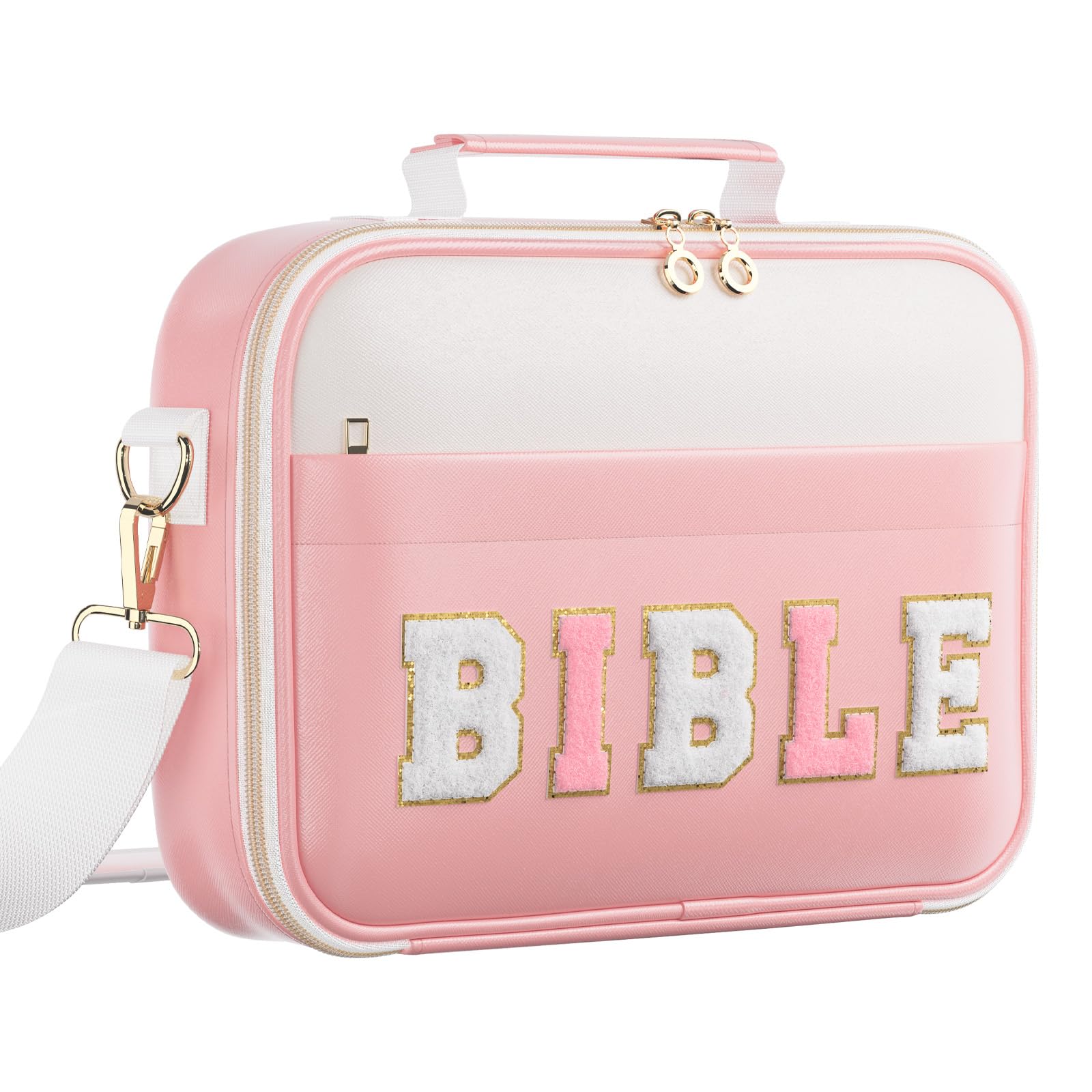 Amazon.com: WOBAGMEN Bible Cover Case for Women,Large Leather Bible ...