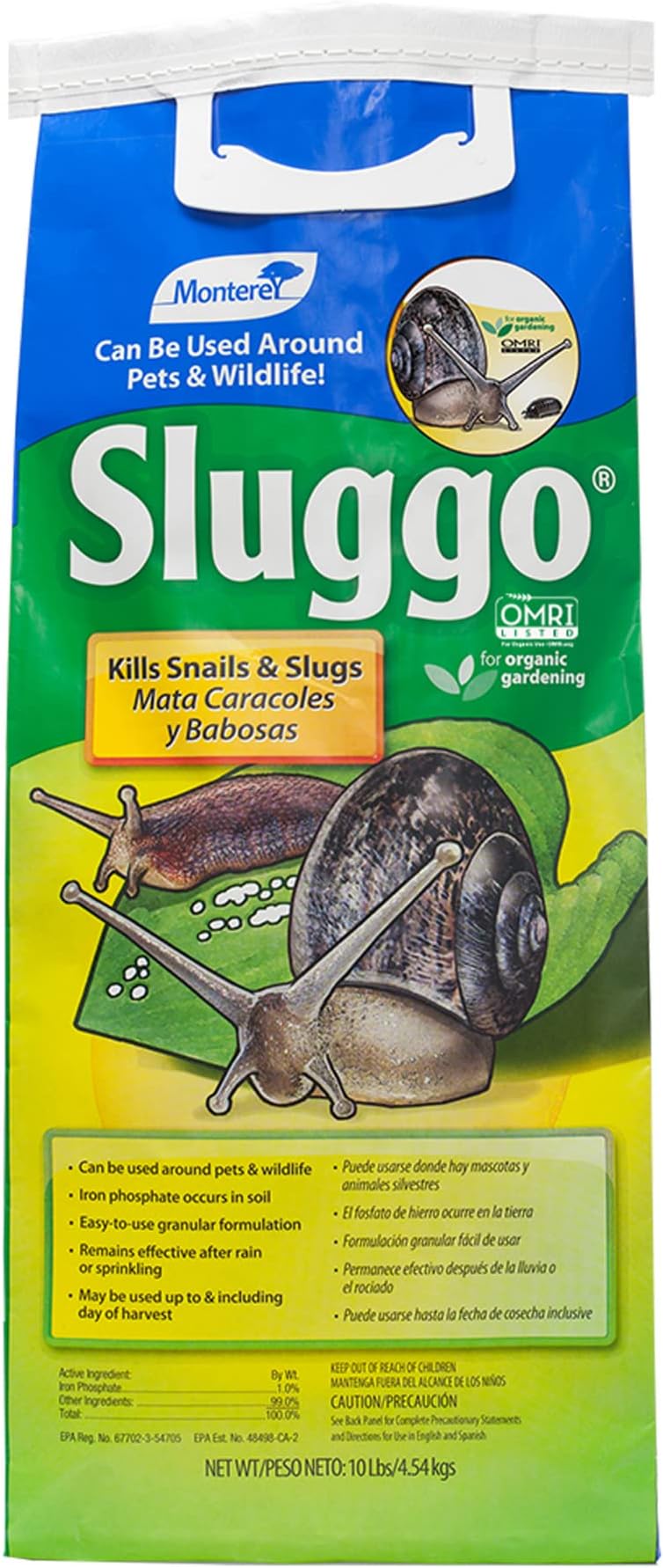 Amazon.com : Southern Ag Snail and Slug Bait, 20 Pound Bag : Home Pest ...