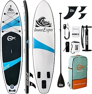 Amazon.com : InnoExpo Inflatable Stand Up Paddle Boards with Premium ...