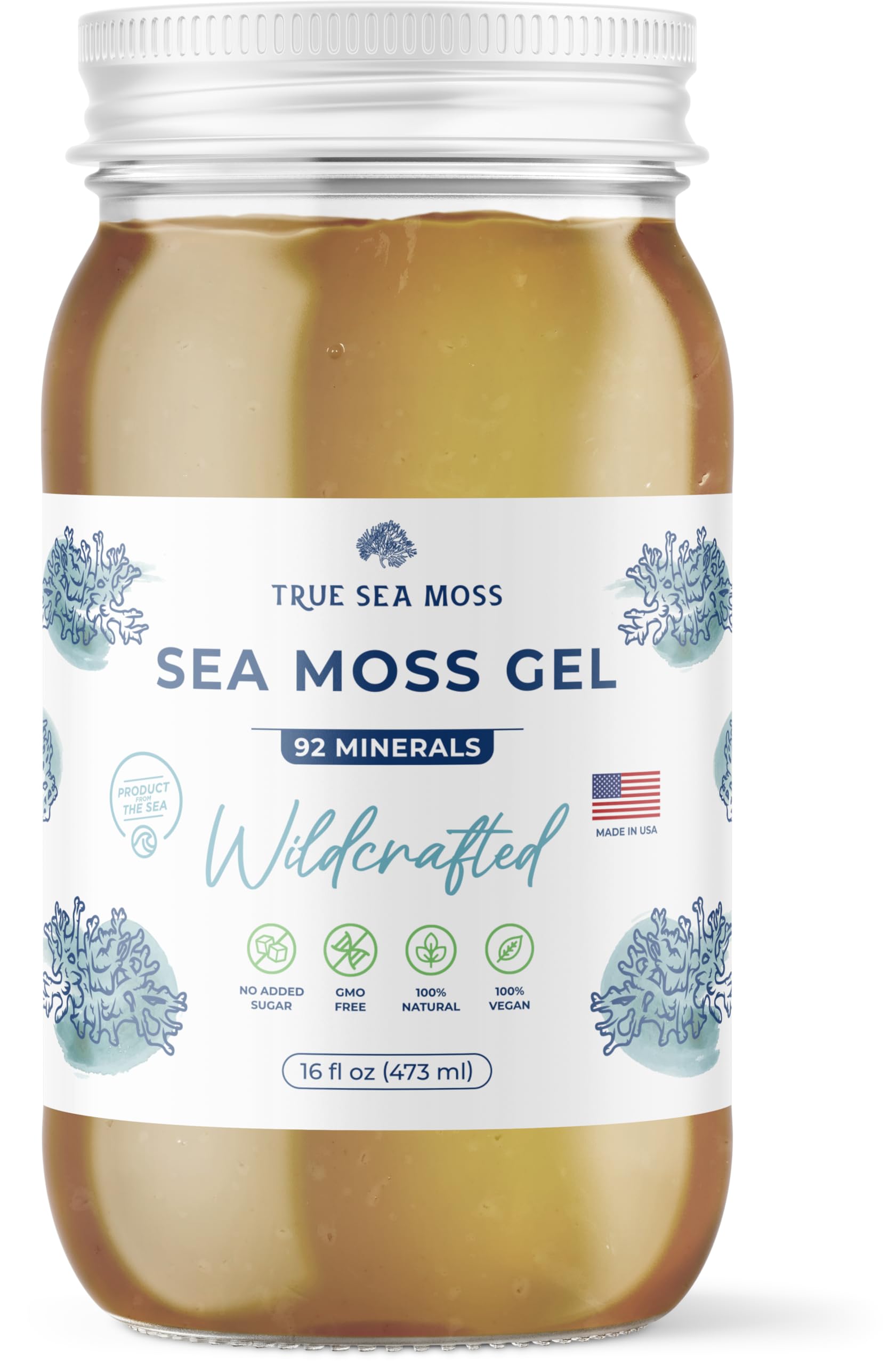 TrueSeaMoss Sea Moss Gel - Alternative Form of Sea Moss - Wildcrafted ...