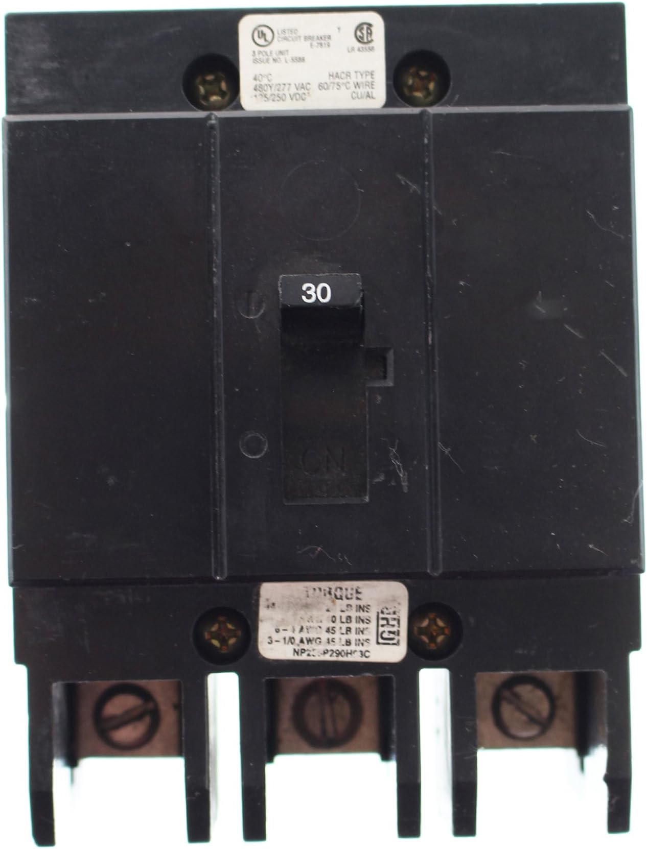 C-H GHB3030; 30A GHB 3P 277/480V 14KAIC - Circuit Breakers - Amazon.com