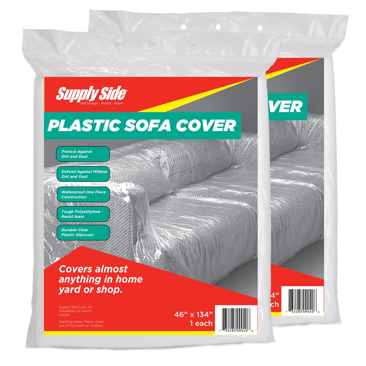 Amazon.com: PackRite 2 Pack Plastic Sofa Cover : Patio, Lawn & Garden