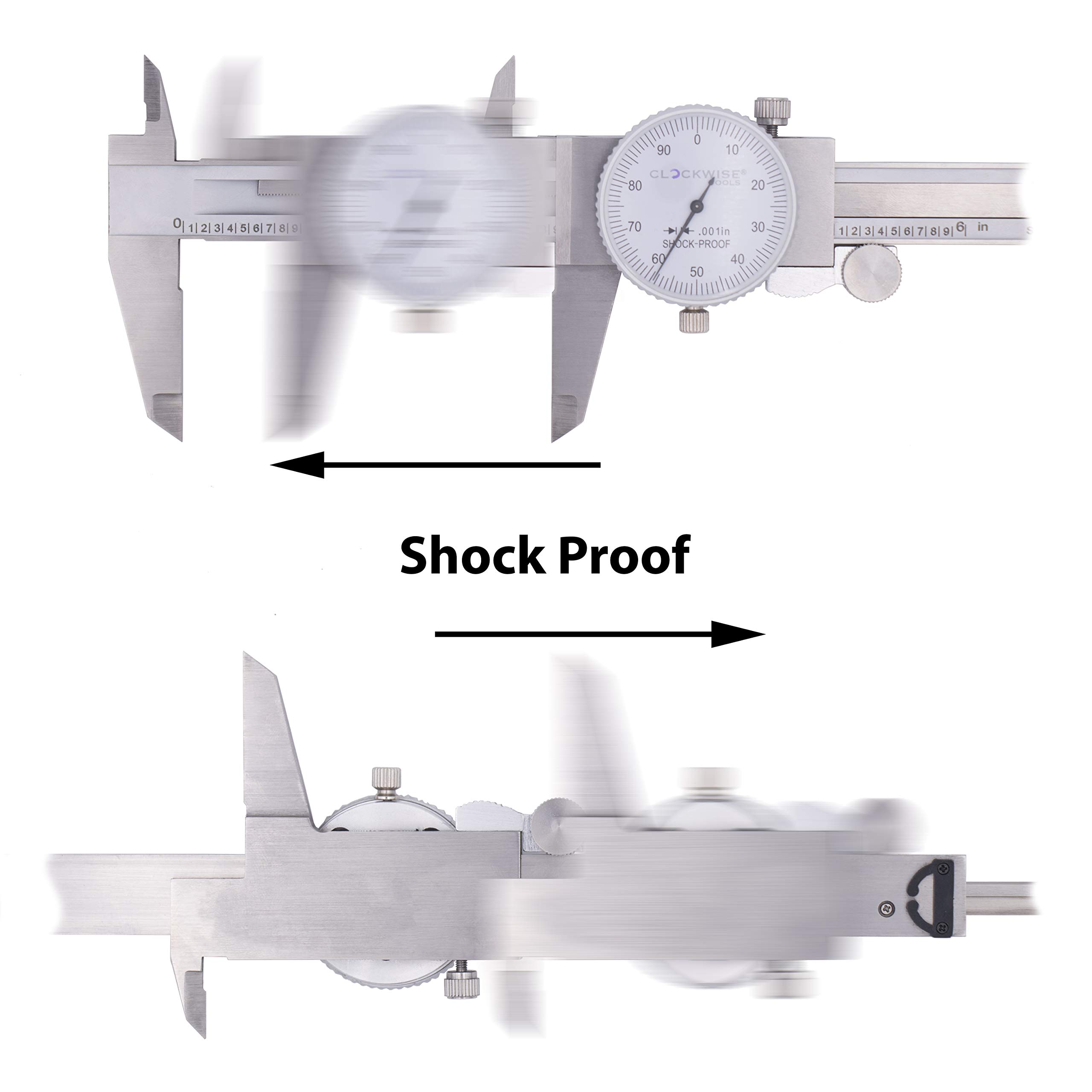 Snapklik.com : DDLR-0605 Pro Dial Caliper 0-6 Inch Double Shock Proof ...
