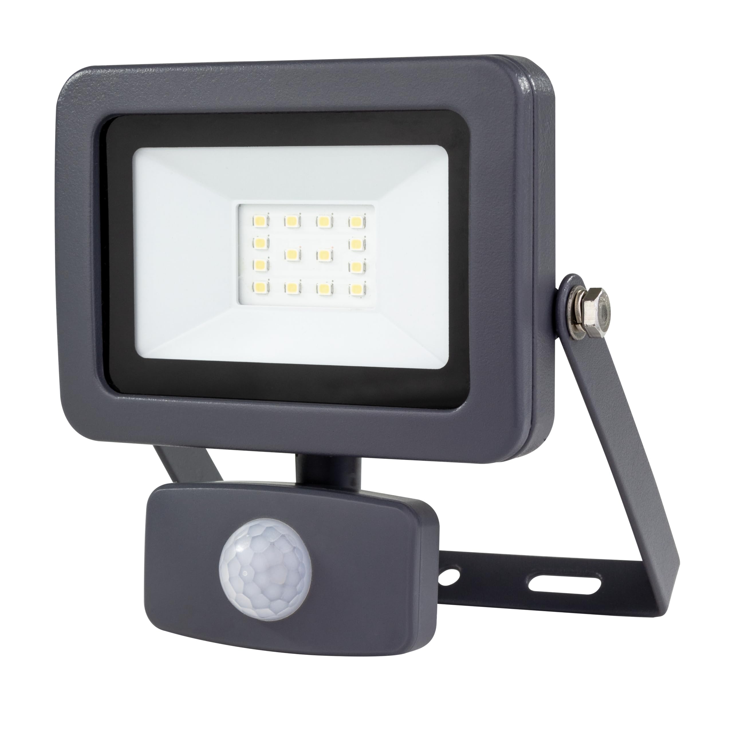 REV LED Strahler außen FLARE - Außenleuchte mit Bewegungsmelder, 10W ...