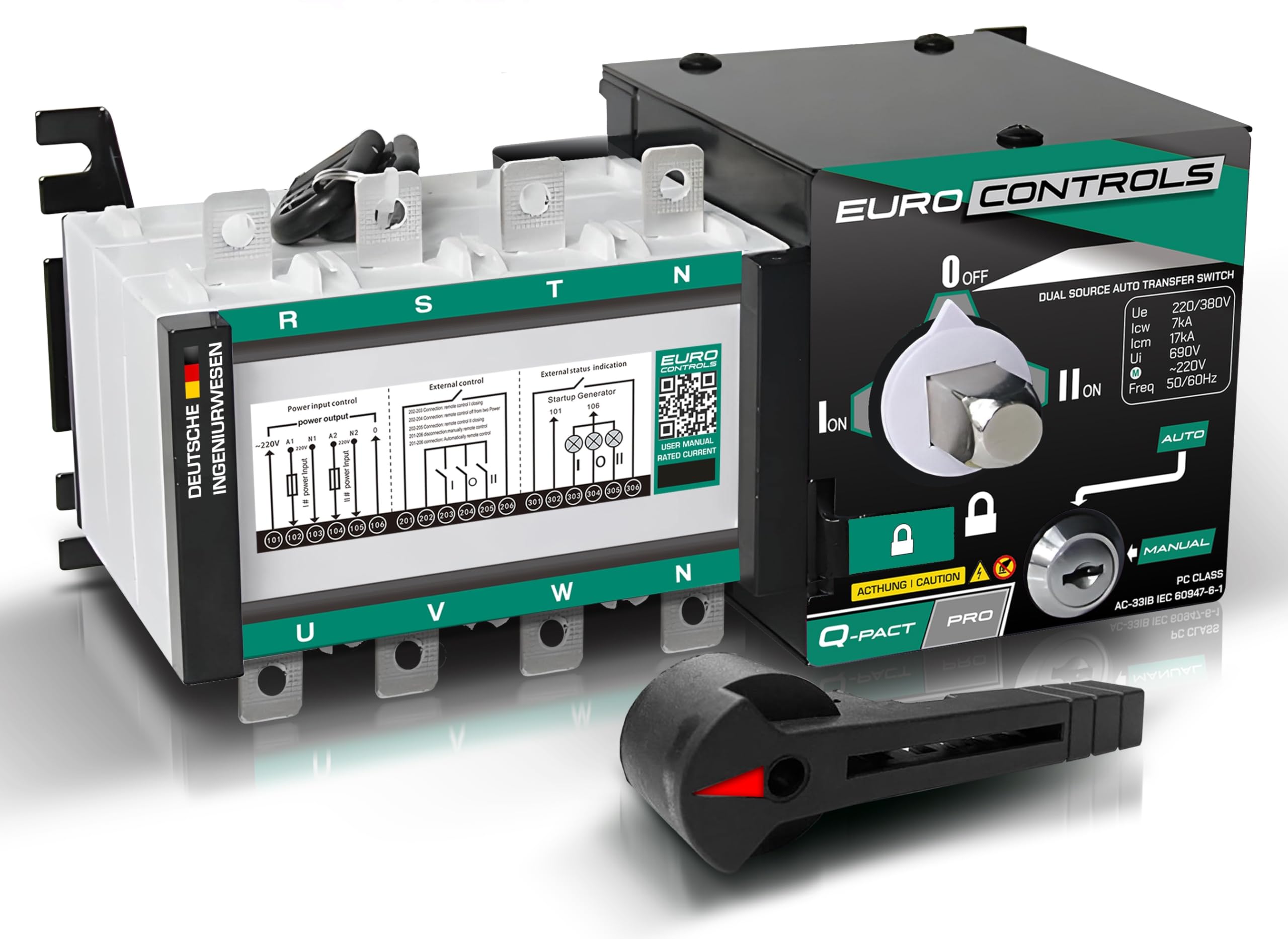 Eurocontrols Euro Ats Automatic Transfer Switch Qpact Dual Source ...