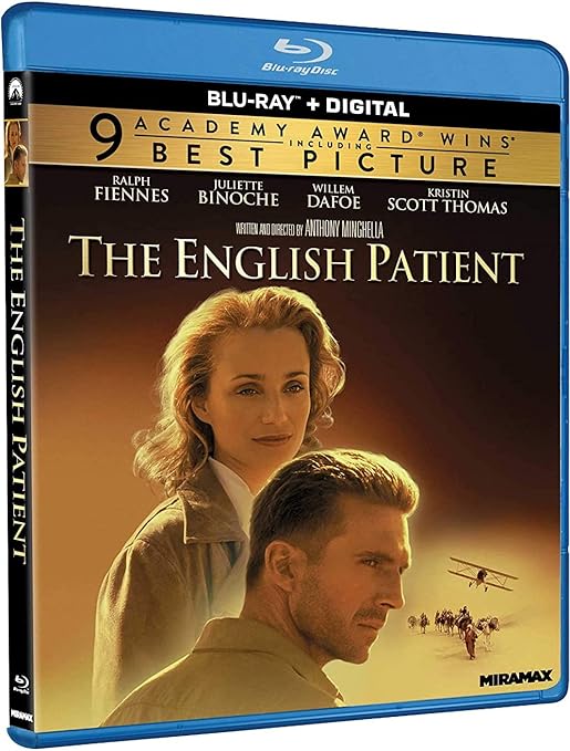 Amazon.com: The English Patient (Blu-ray + Digital) : Minghella, Anthony, Fiennes, Ralph ...