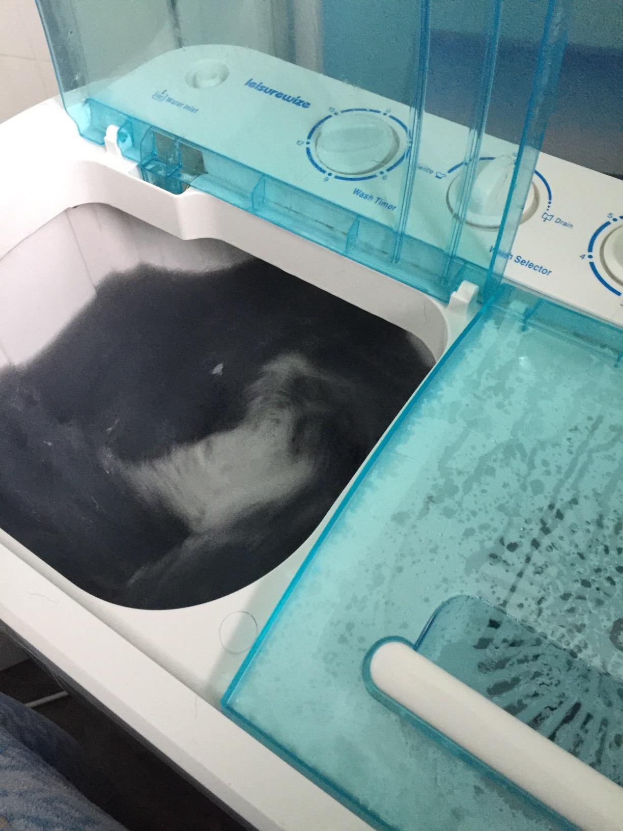 Leisurewize New DELUXE Twin Tub Washing Machine Spin Dryer For Camping ...