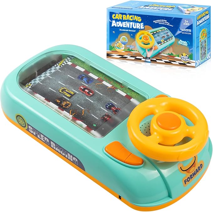 Amazon.com: Beacron Baby Musical Steering Wheel Toy, Toddler Simulated ...