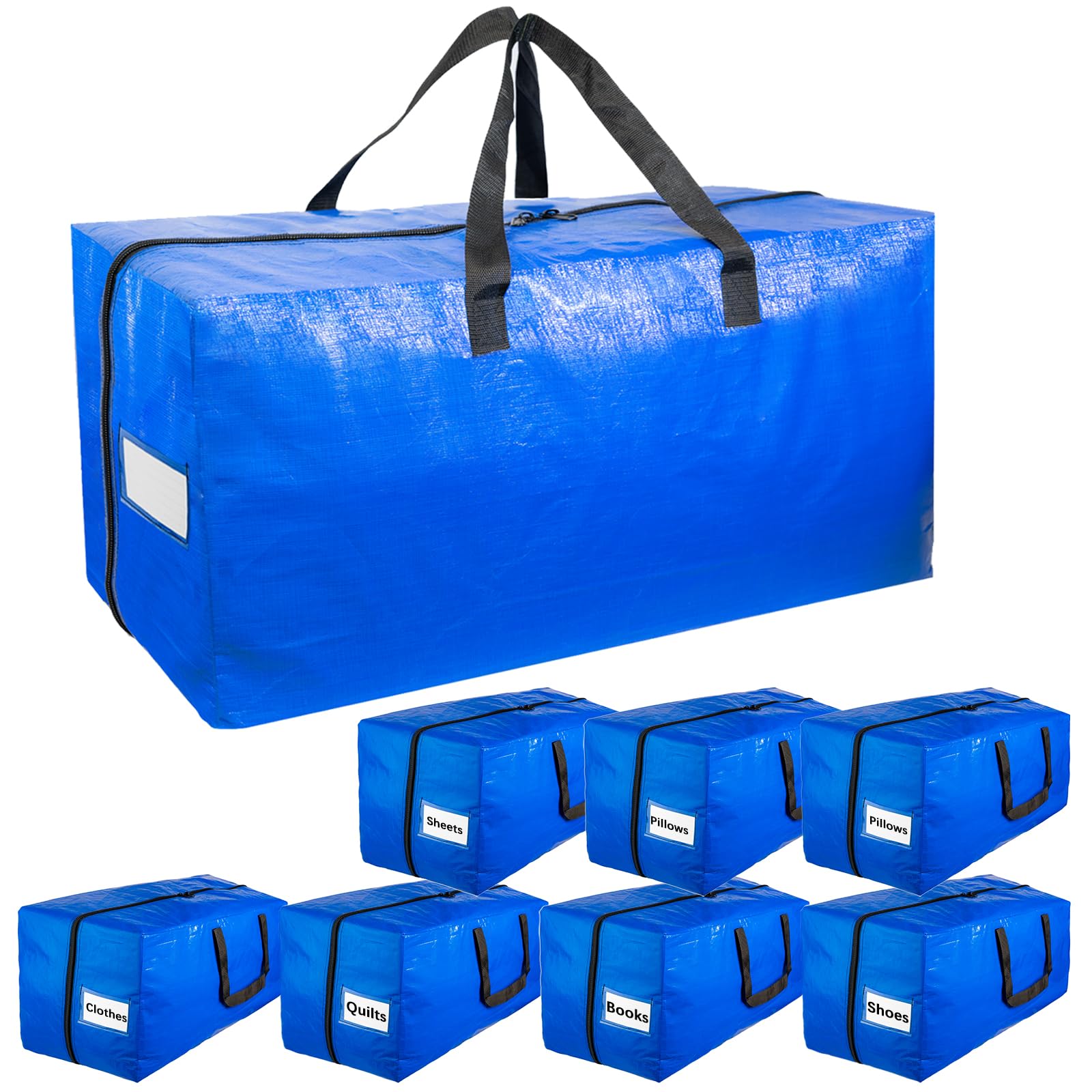 Amazon.com: Extra Large Moving Bags with Strong Handles, 8 Pack Heavy ...