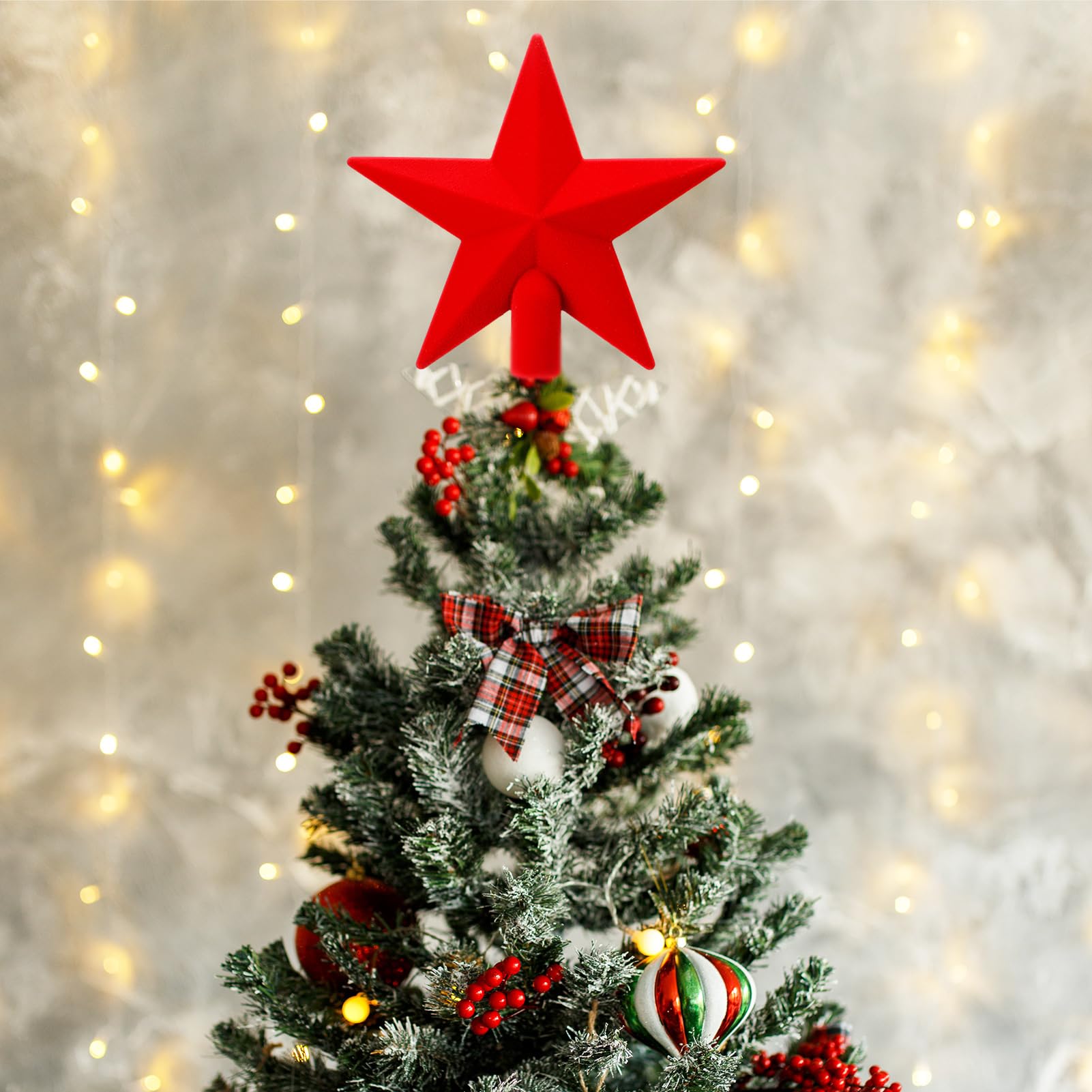 Red Star Christmas Decorations