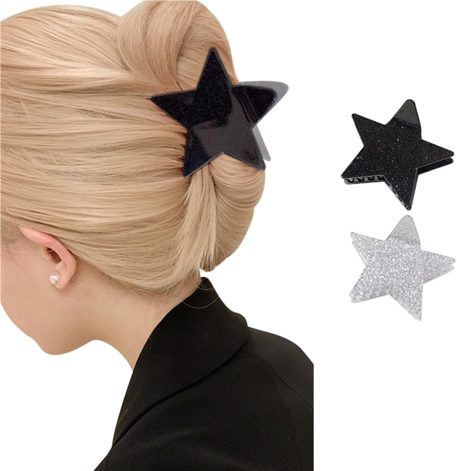 Amazon.com : 20 Pcs Multicolor Tiny Hair Clips with Case - Mini Claw ...