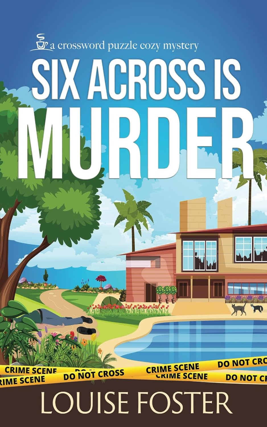 Amazon.com: Six Across is Murder (Crossword Puzzle Cozy Mystery ...