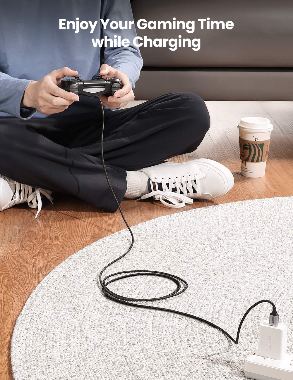 Buy UGREEN Mini USB Cable Braided USB 2.0 to Mini B Cable Data Transfer ...