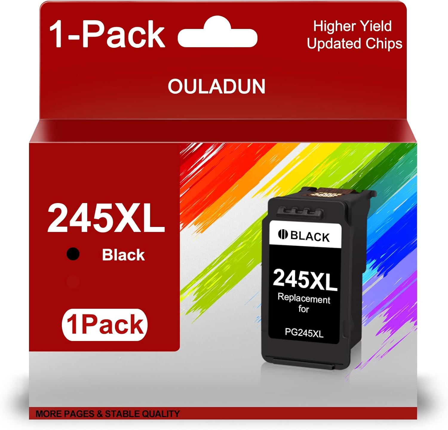 Amazon.com: PG-245 Black Ink Cartridges Combo Pack Replacement for Canon PG-245 PG-245XL 245XL ...