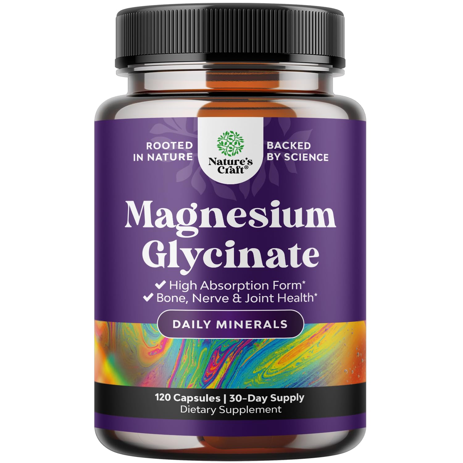 Amazon.com: Pure Magnesium Glycinate Supplement 500mg - Magnesium for ...