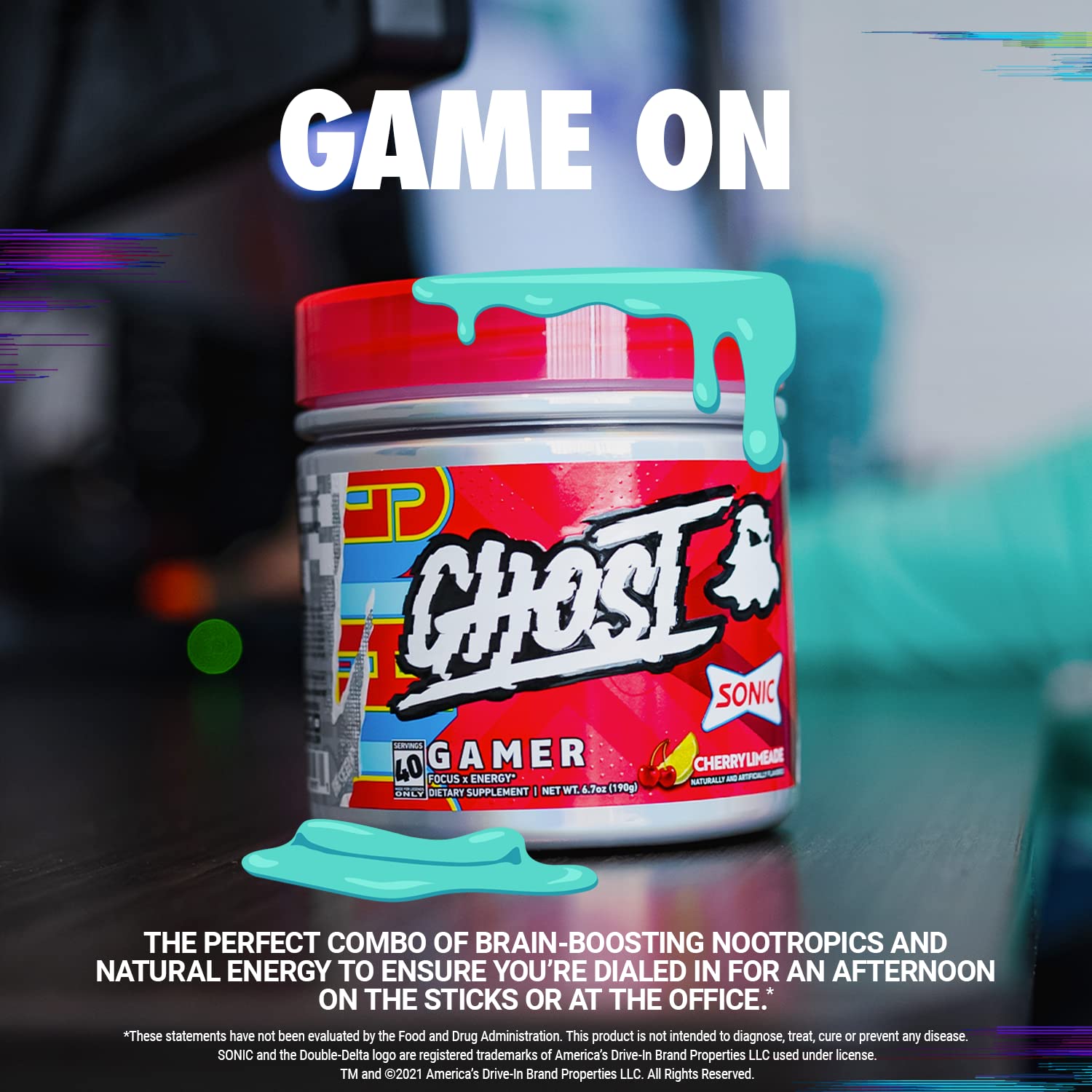 Snapklik.com : GHOST Gamer: Energy And Focus Support Formula - 40 Servings