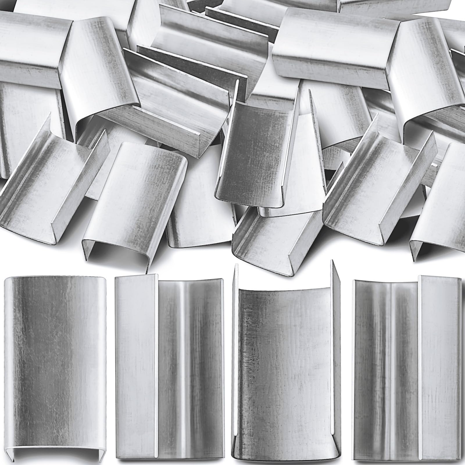 Amazon.com: Tandefio 200 Pcs Packaging Open Seals for 1/2" Width Steel ...