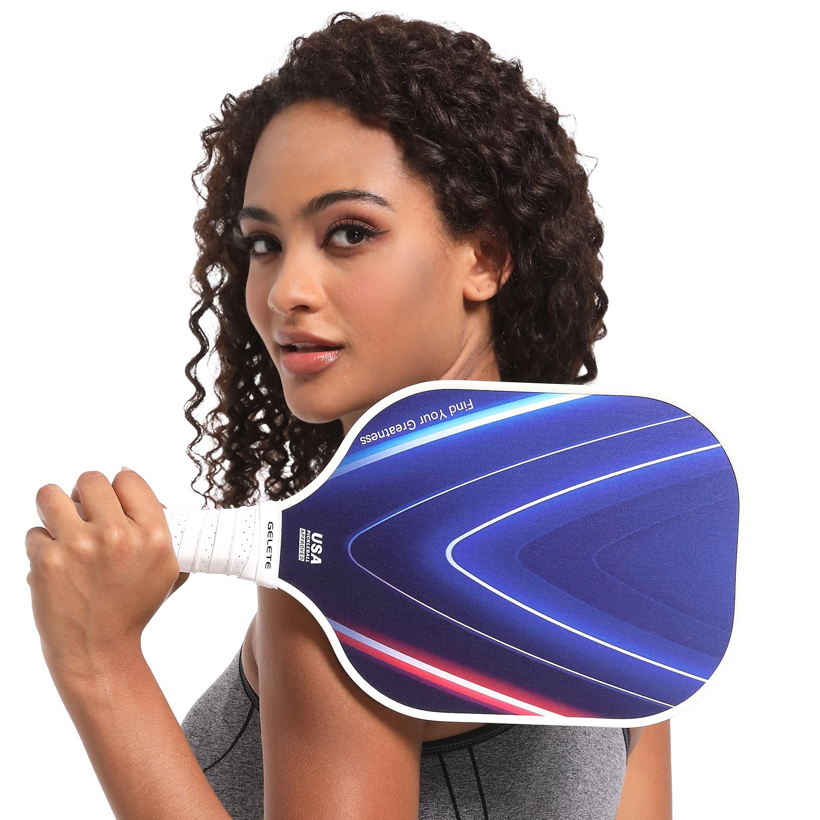 Amazon.com : 2024 White Pickleball Rackets 2 Pack,Pickleball Paddles ...