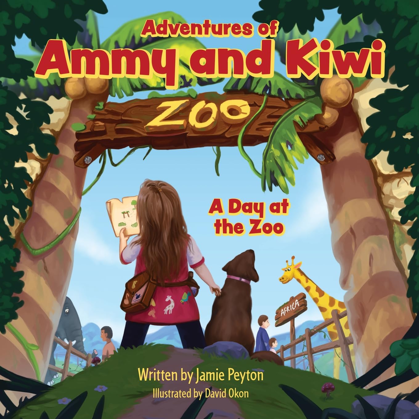Adventures of Ammy and Kiwi: A Day at the Zoo: Peyton, Jamie, Okon ...