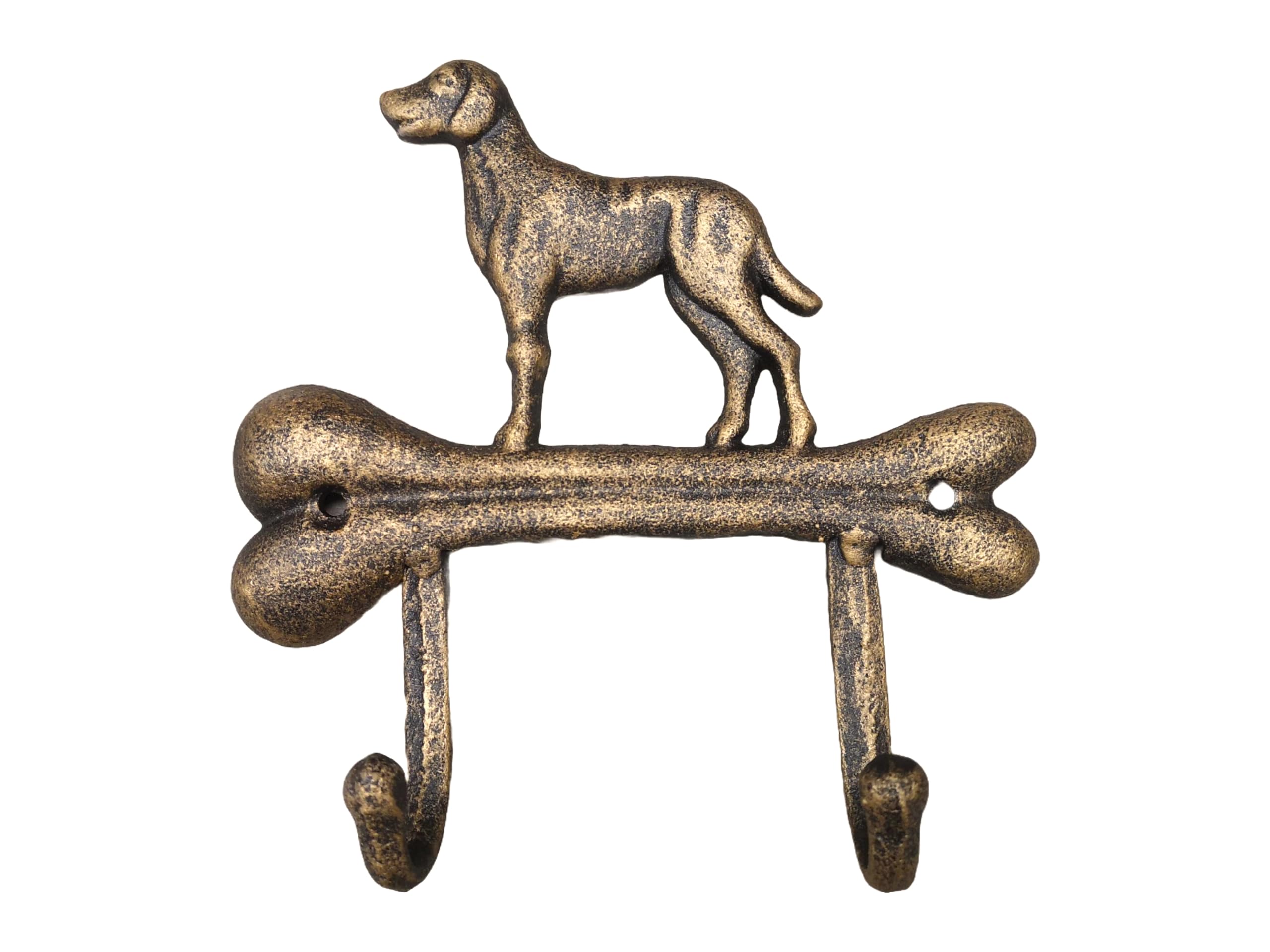 Amazon.com: AMADO RICCI Dog Leash Holder, Cast Iron, Antique Bronze, 2 ...