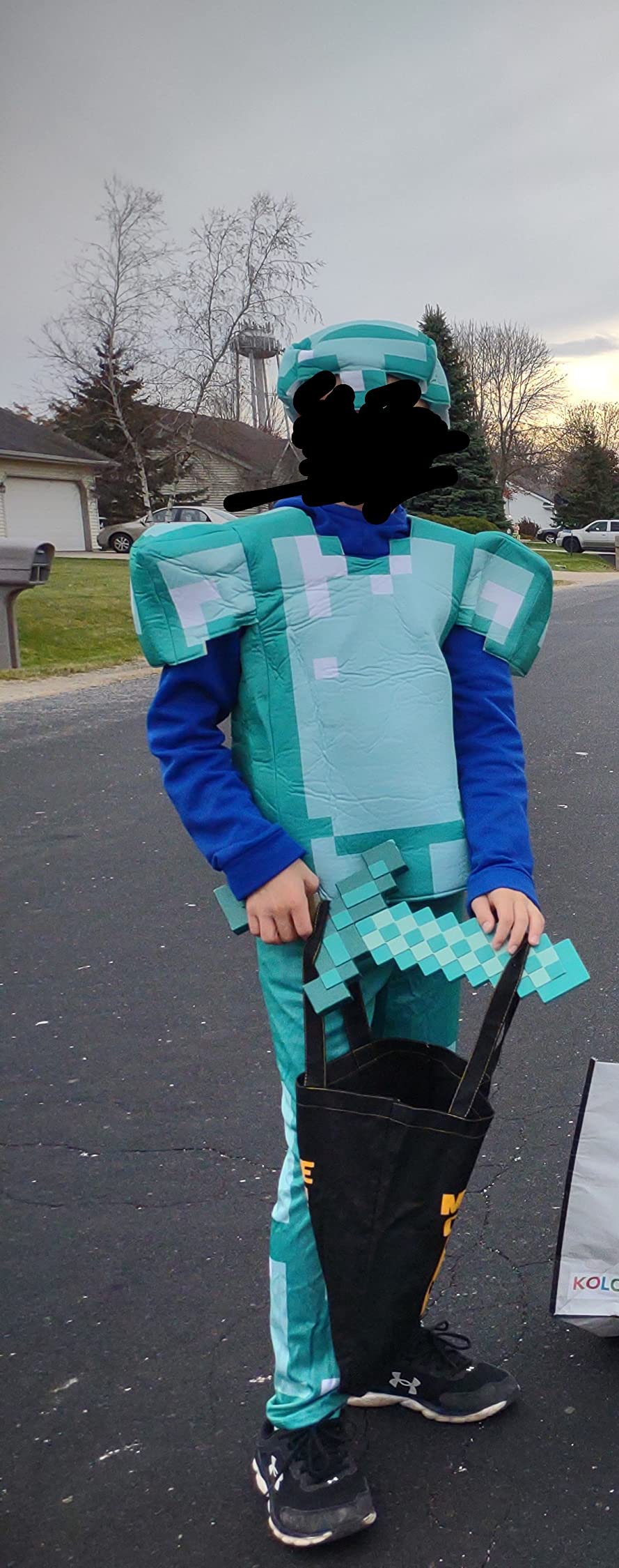 $9/mo - Finance Disguise Deluxe Minecraft Armor Kids Costume | Buy Now ...