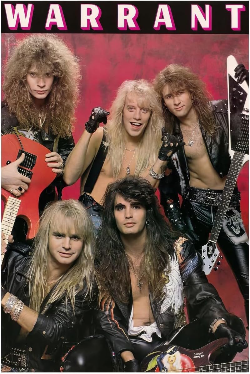 Amazon.com: Generic Warrant Rock Band Poster 24x36 | Portrait Color ...