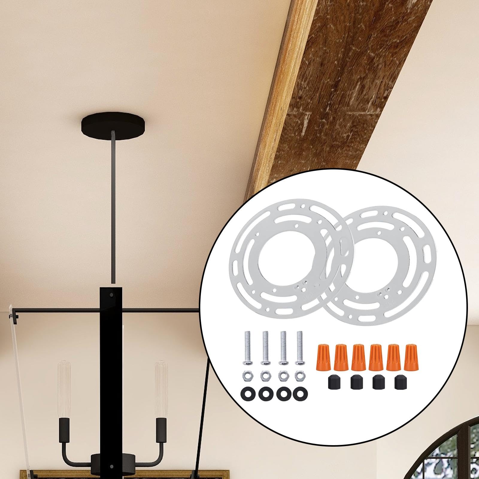 Cross Ceiling Light Mounting Bracket Fixture Mounting Cross Bars