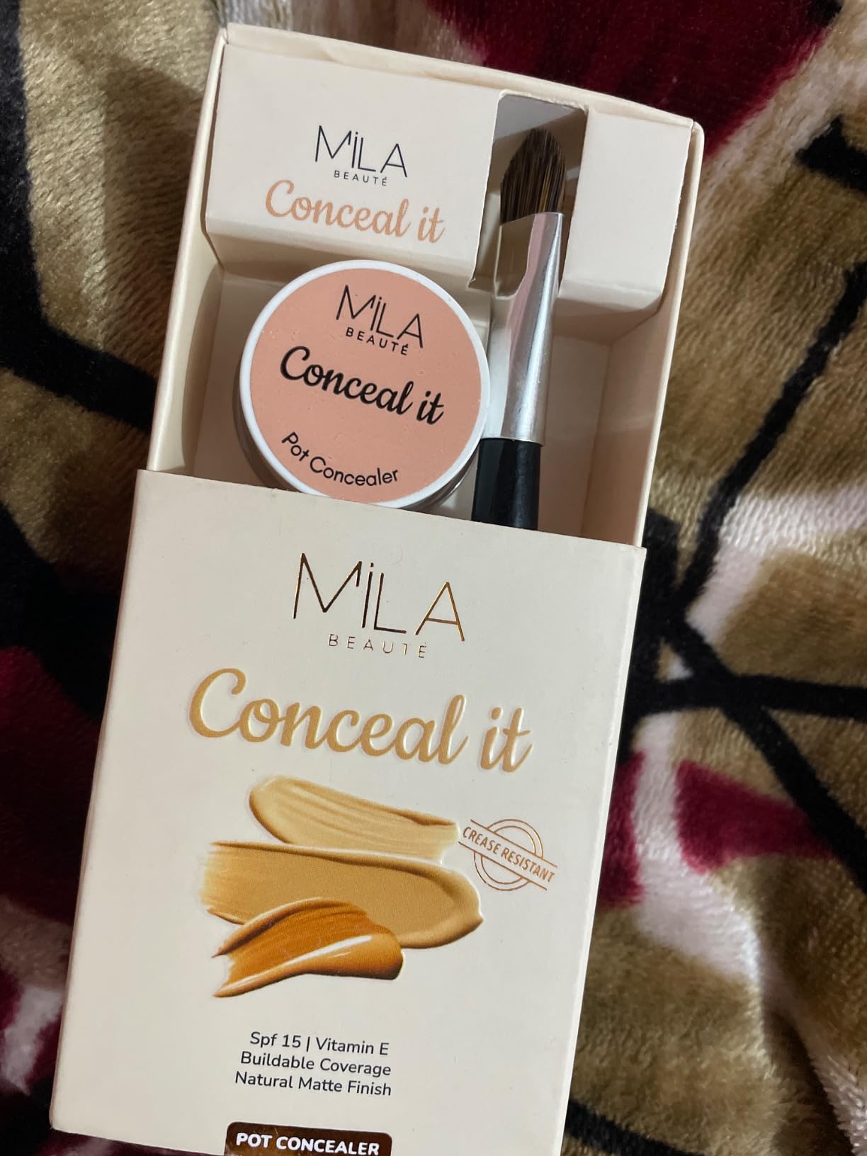 Buy Mila Beauté Conceal It Pot Concealer with Brush | Enriched With SPF ...