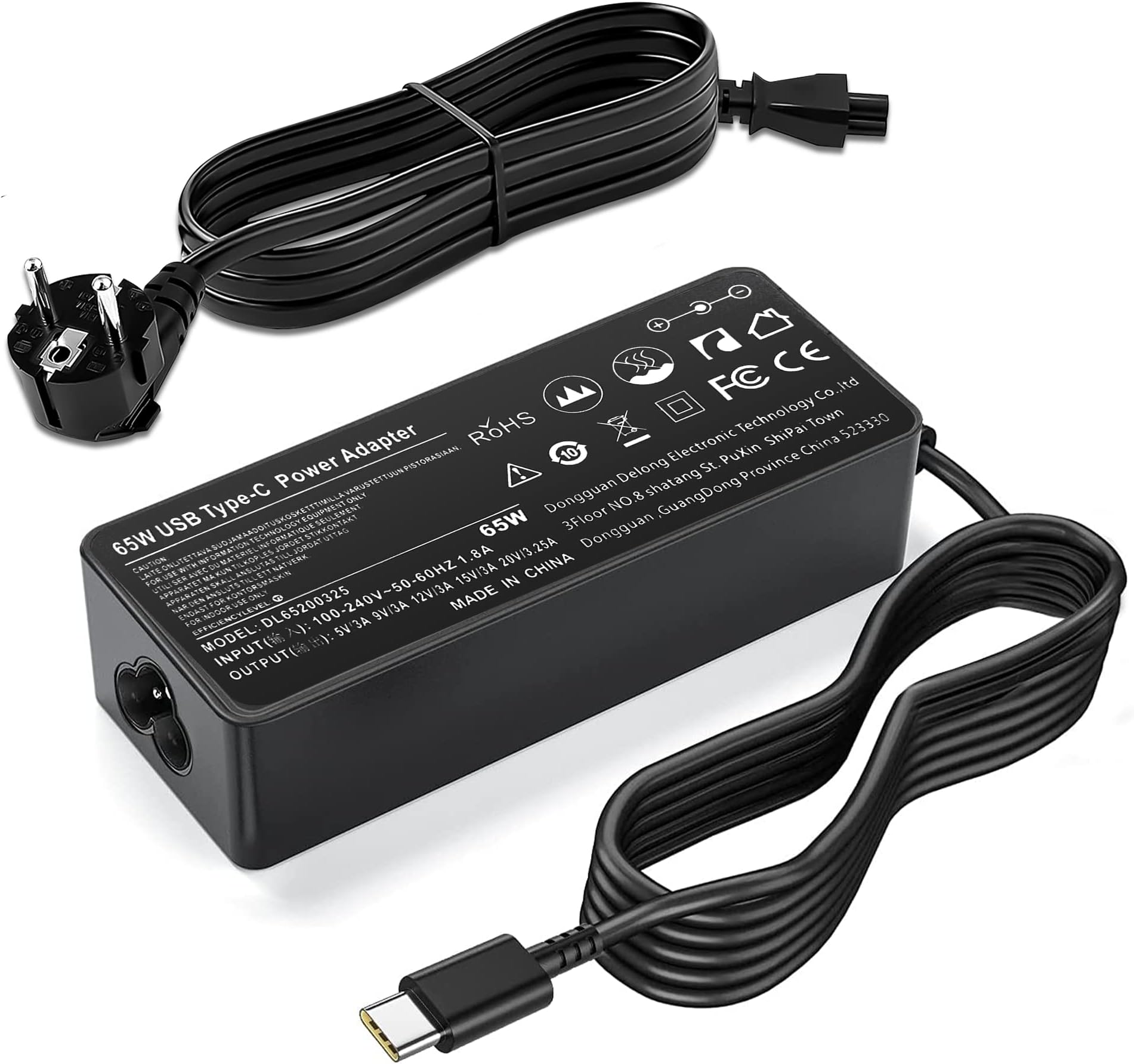 65W Lenovo Ladekabel Laptop Ladegerä für USB C Netzteil LenovoThinkpad ...