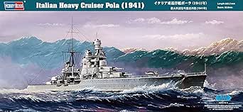Amazon.com: Hobby Boss Italian Heavy Cruiser Pola Boat Model Building ...