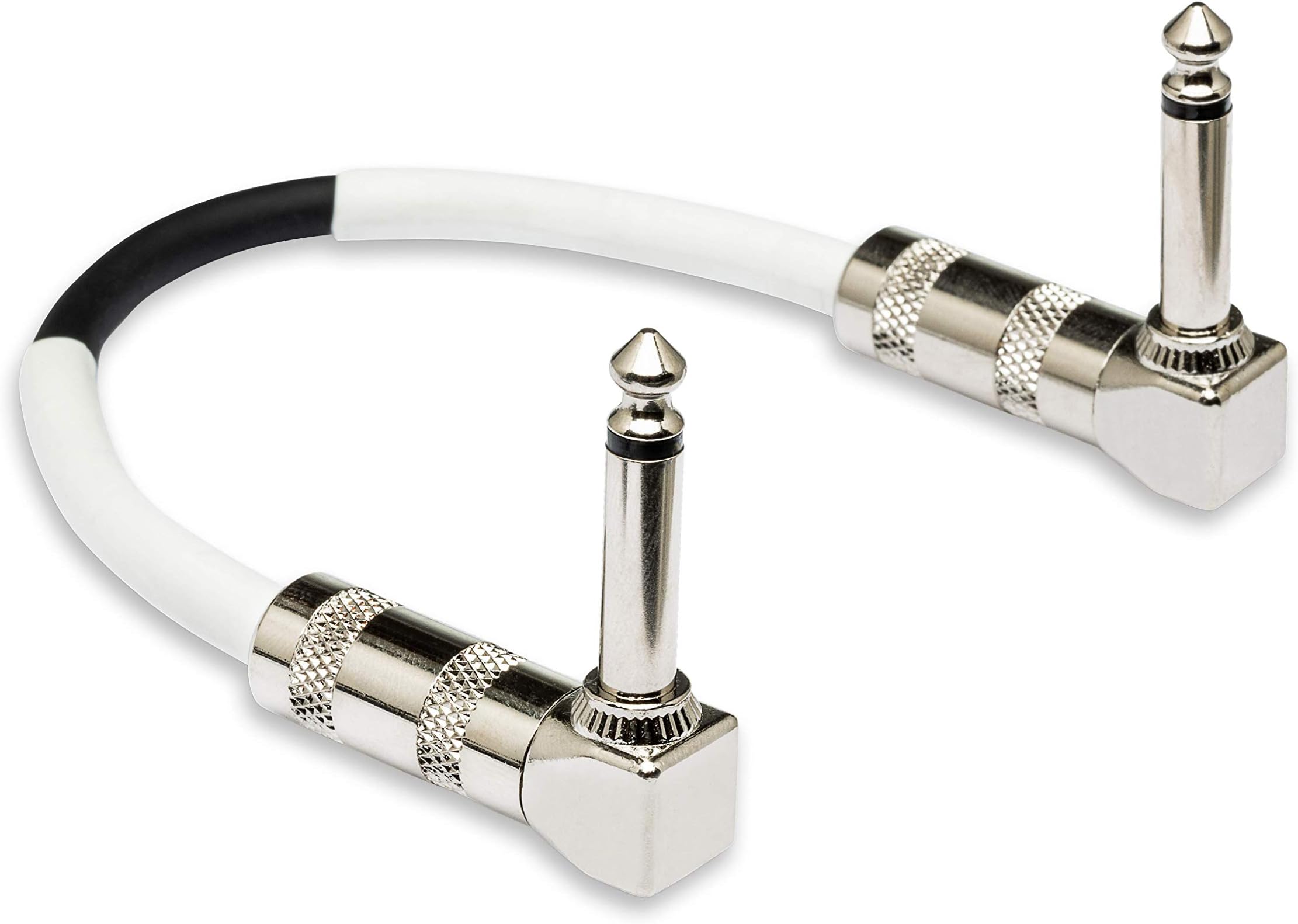 Amazon.com: Hosa CFS-106 Molded Right Angled Guitar Patch Cable, 6 Inch ...