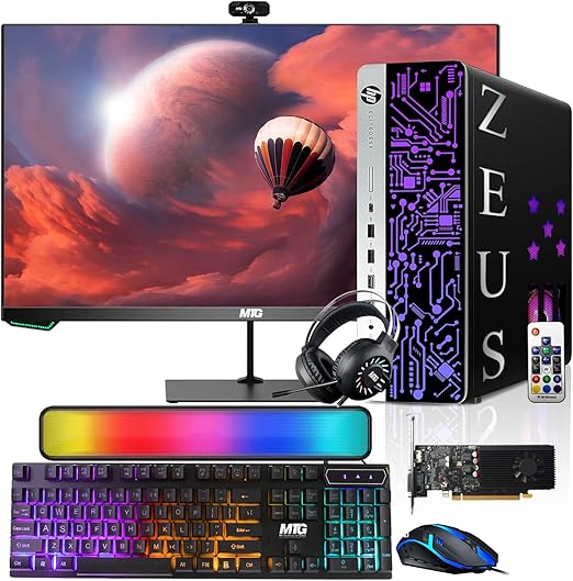 Amazon.com: TechMagnet HP G3 Gaming Desktop PC, Intel i7 6th Gen, GT 1030 2GB DDR5, 16GB RAM ...