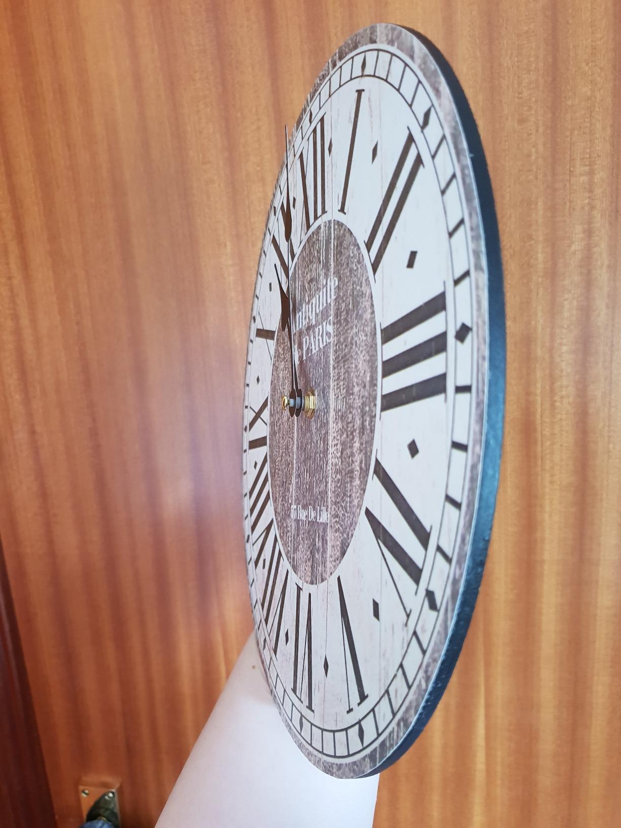 Tinas Collection WALL CLOCK DESIGN TUNDRA ROUND CLOCK 30CM DIAMETER the ...