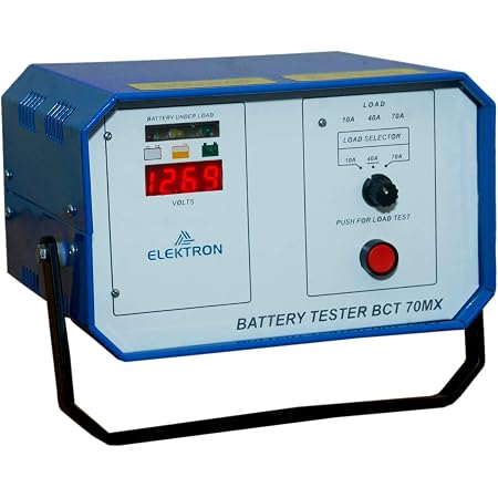 ELEKTRON Battery Load Tester for Car Batteries Model BCT 7 : Amazon.in ...