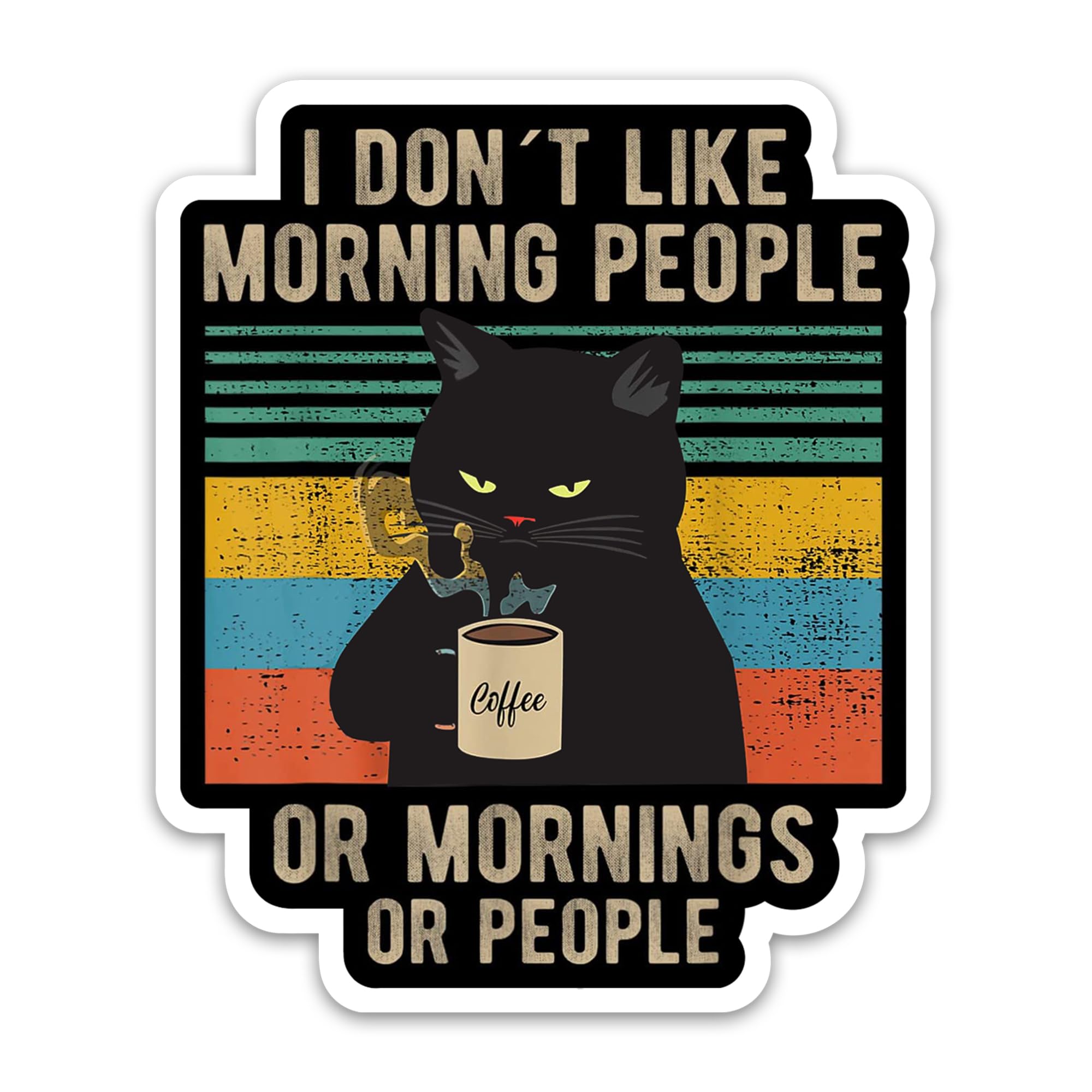 Not A Morning Person Cat
