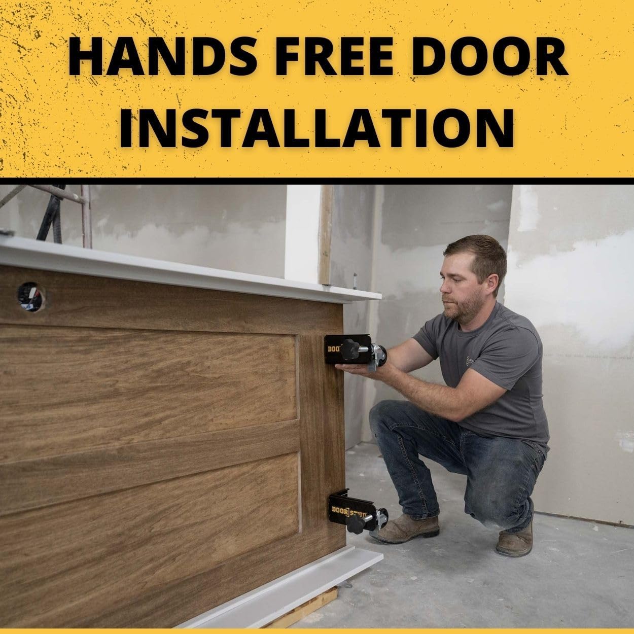 Single Person Door Install Kit for Pre-Hung, Slab, and Front Doors in ...