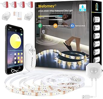 Striscia LED con Sensore di Movimento, 3M USB Impermeabile Flessibili ...