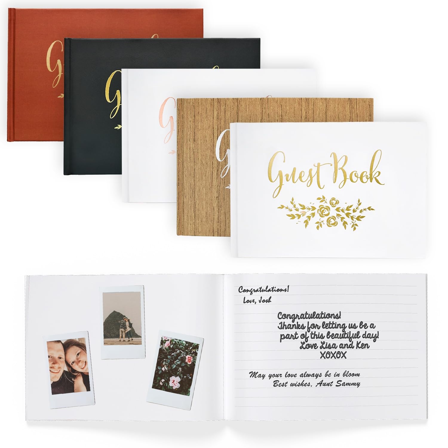 Snapklik.com : Wedding Guest Book - Premium & Elegant Guestbook For ...