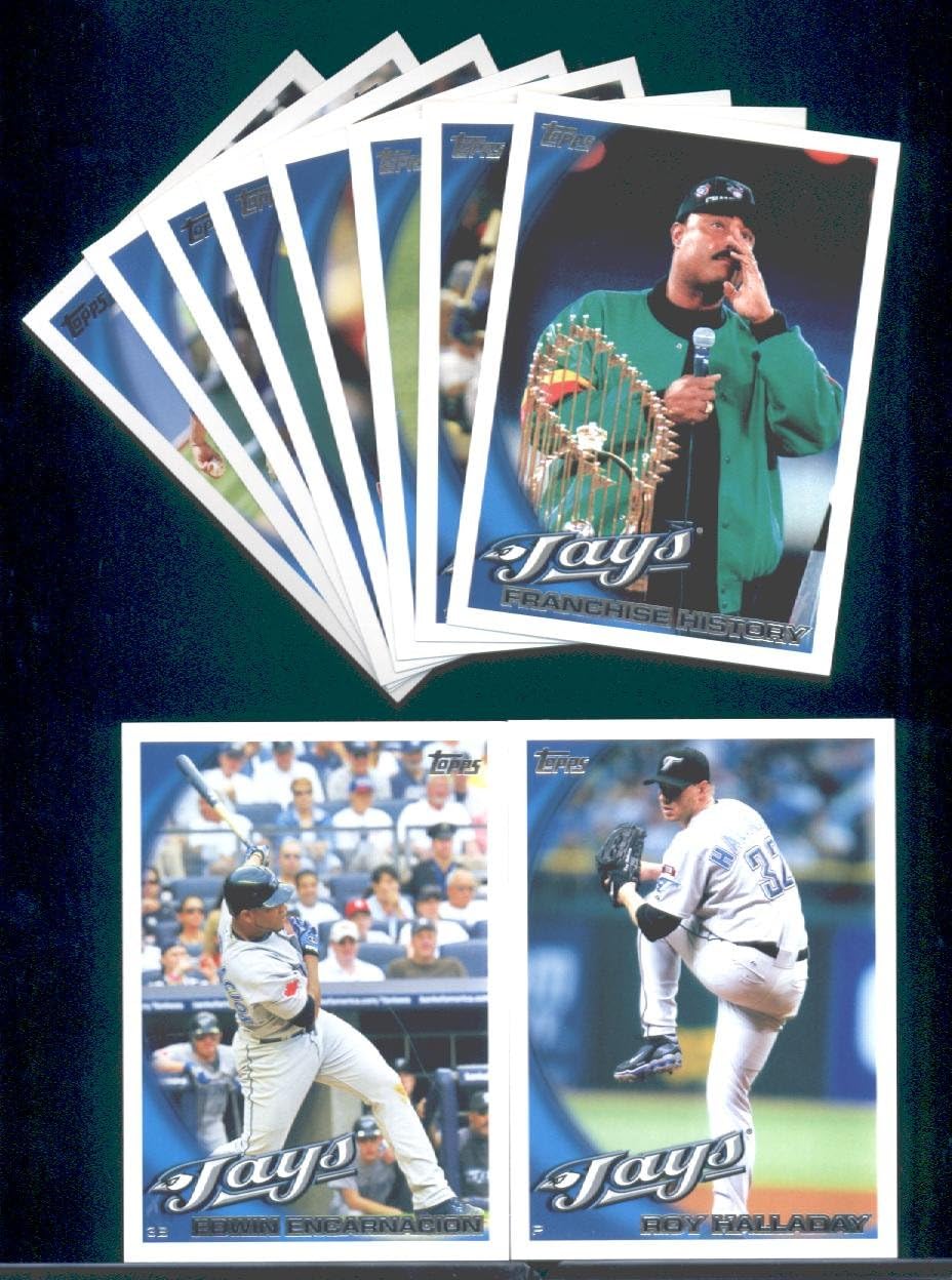 Amazon.com: 2010 Topps Baseball Cards Toronto Blue Jays Complete Team ...