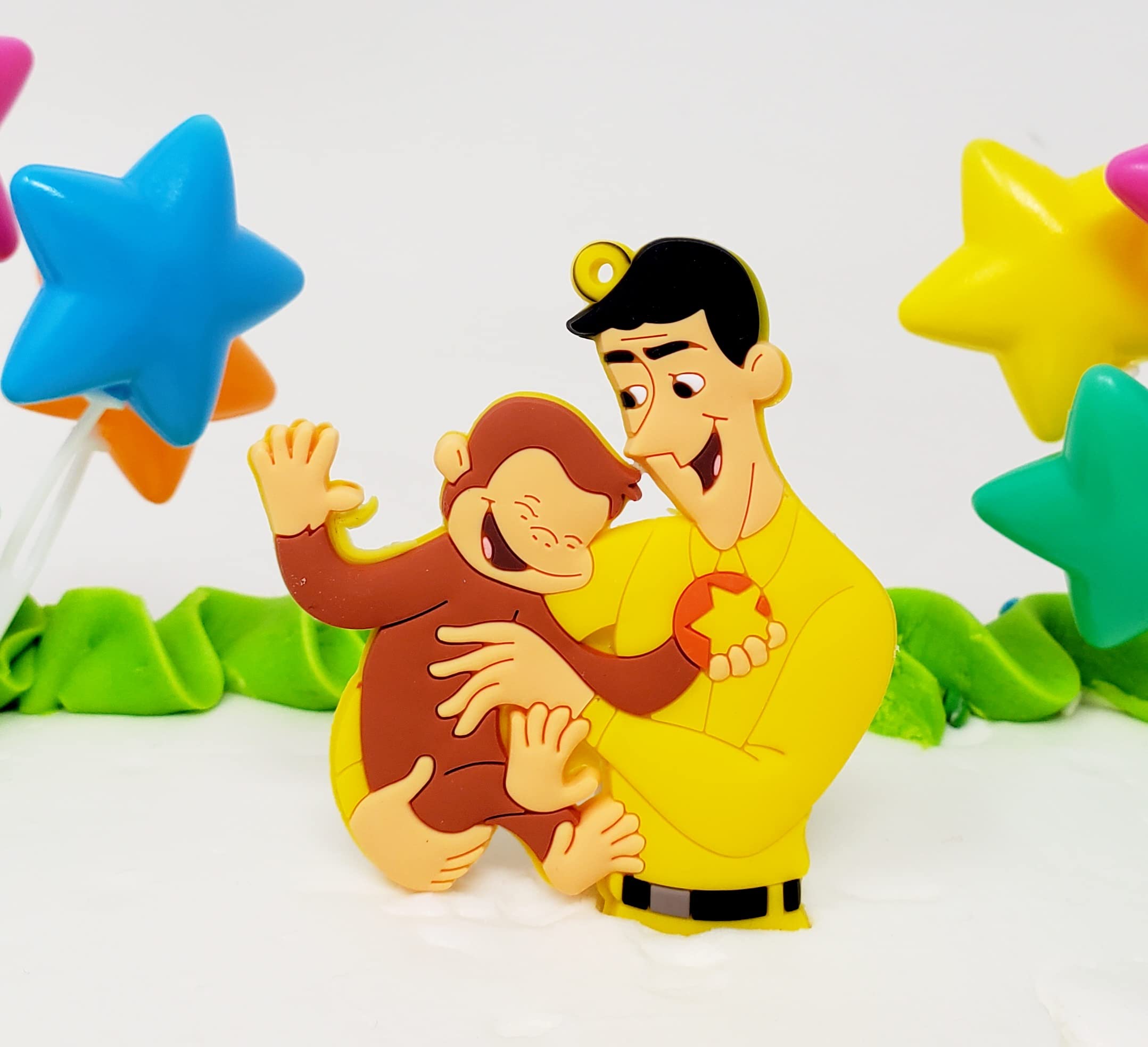 Curious George Cake Topper Set Curious George Cake Topper; Curious