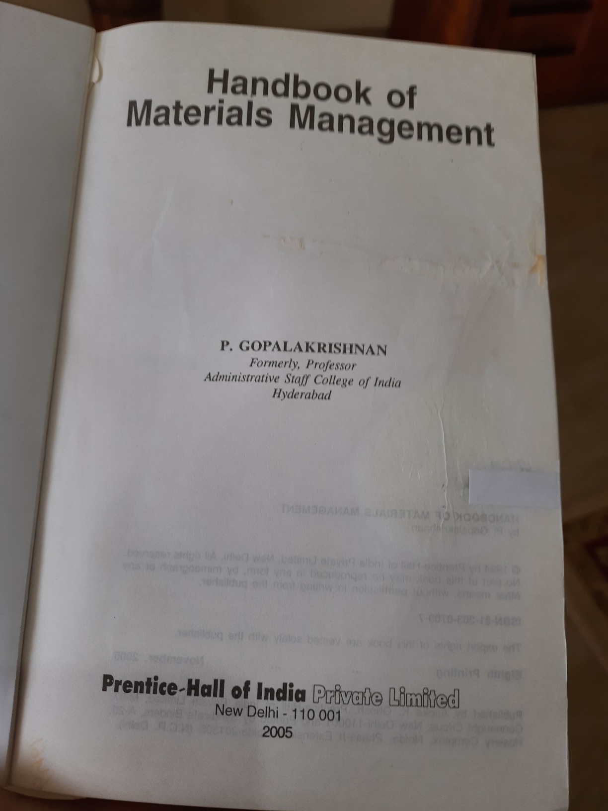 Buy Handbook of Materials Management Book Online at Low Prices in India ...