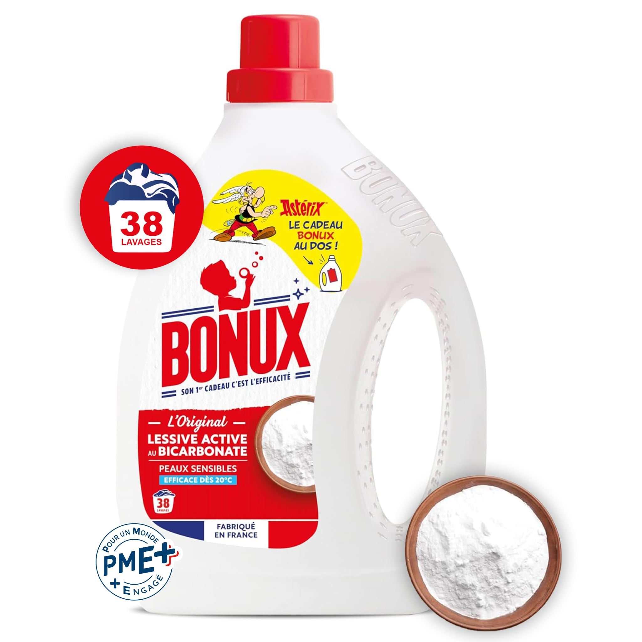 Bonux I Lessive Liquide l'Original Bouteille | Adaptée aux peaux ...