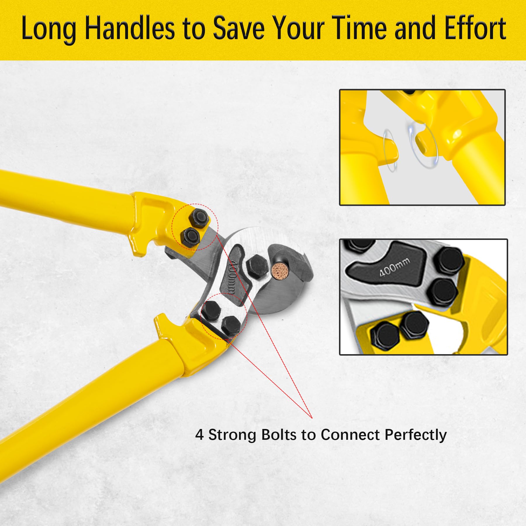 Snapklik.com : AUPREX 18 Inch Heavy Duty Cable Cutter
