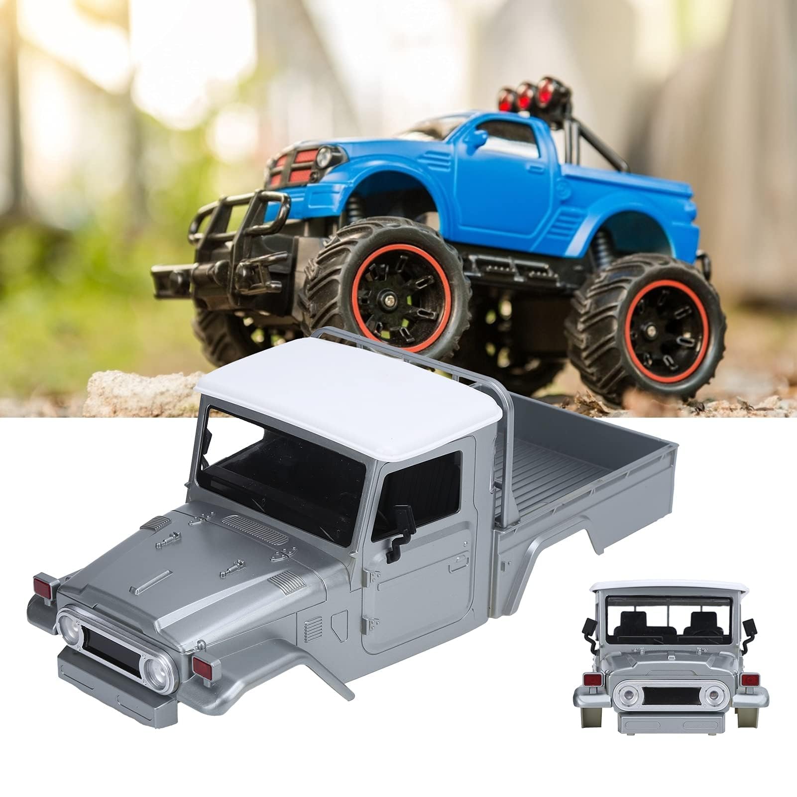 HERCHR RC Car Pickup Body Shell, Remote Control Pickup Body Shell DIY ...