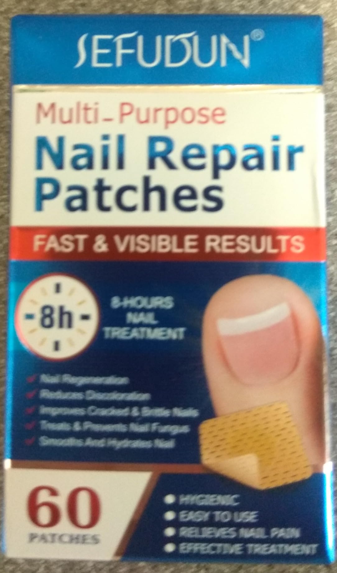 60pcs Fungal Nail Treatment Nail Repair Patches Toe Nail Treatment ...