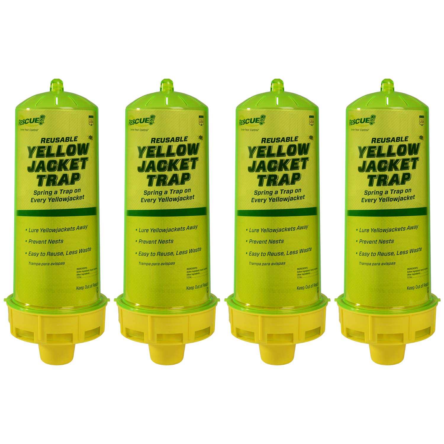 Amazon.com : RESCUE! Reusable Yellowjacket Trap – Includes Attractant ...