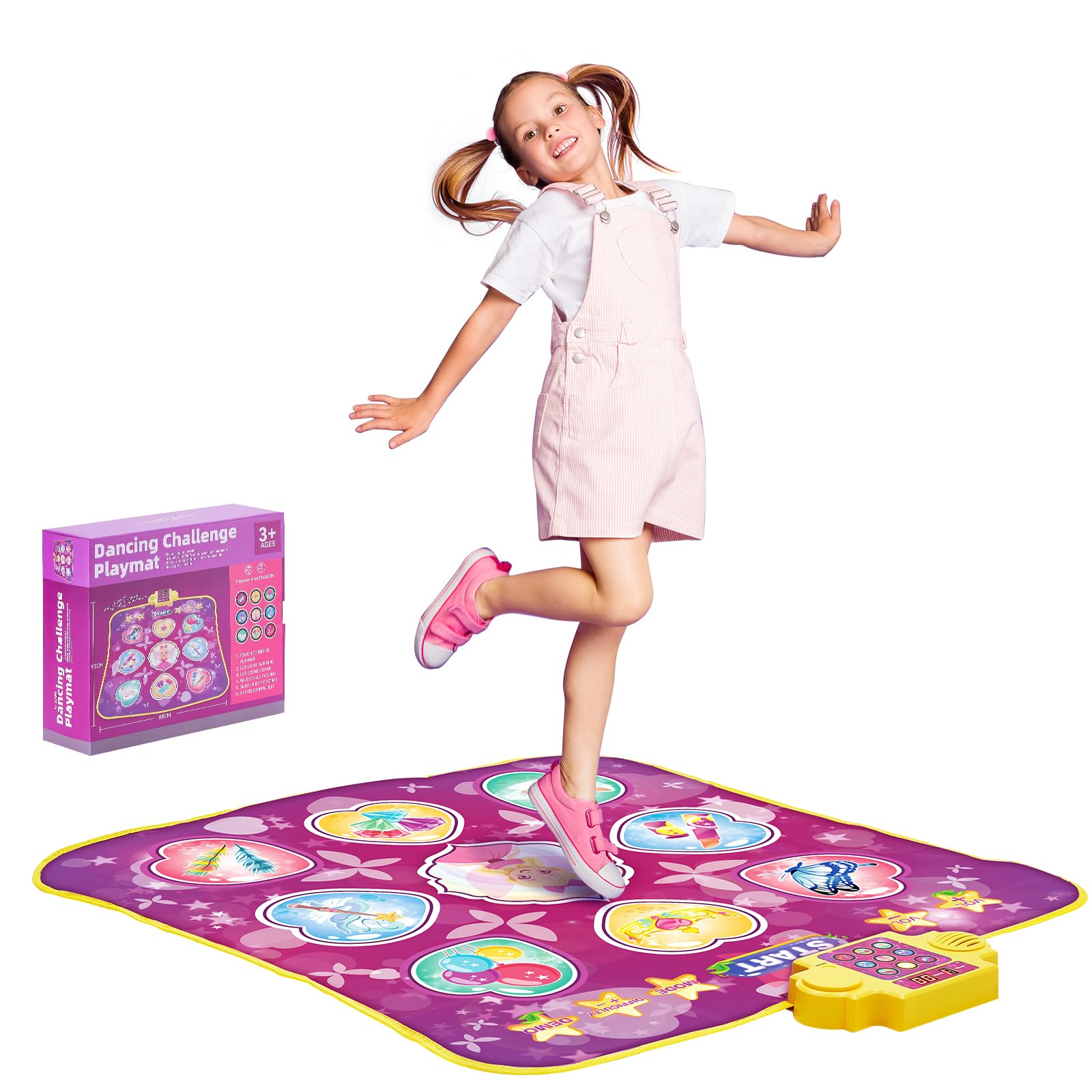 Amazon.com: VEVOR Dance Mat, 9-Button Dance Mixer Rhythm Step Play Mat ...