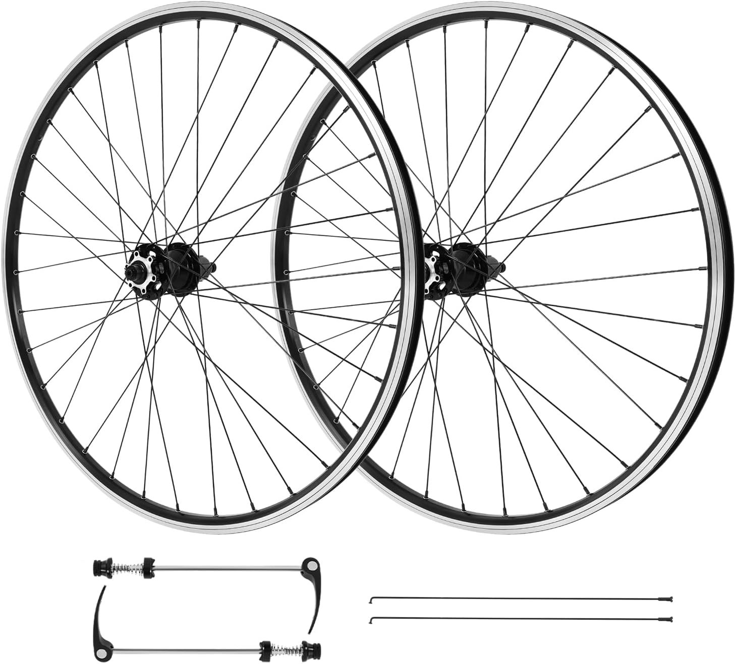Amazon.com : Mountain Bike Wheelset, 29 Inch Aluminum Alloy Rim Disc ...